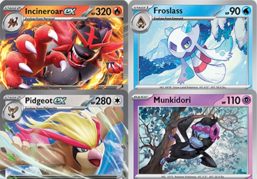 [Updated for Phantasmal Flames] Pokemon TCG Incineroar ex Pidgeot ex ...