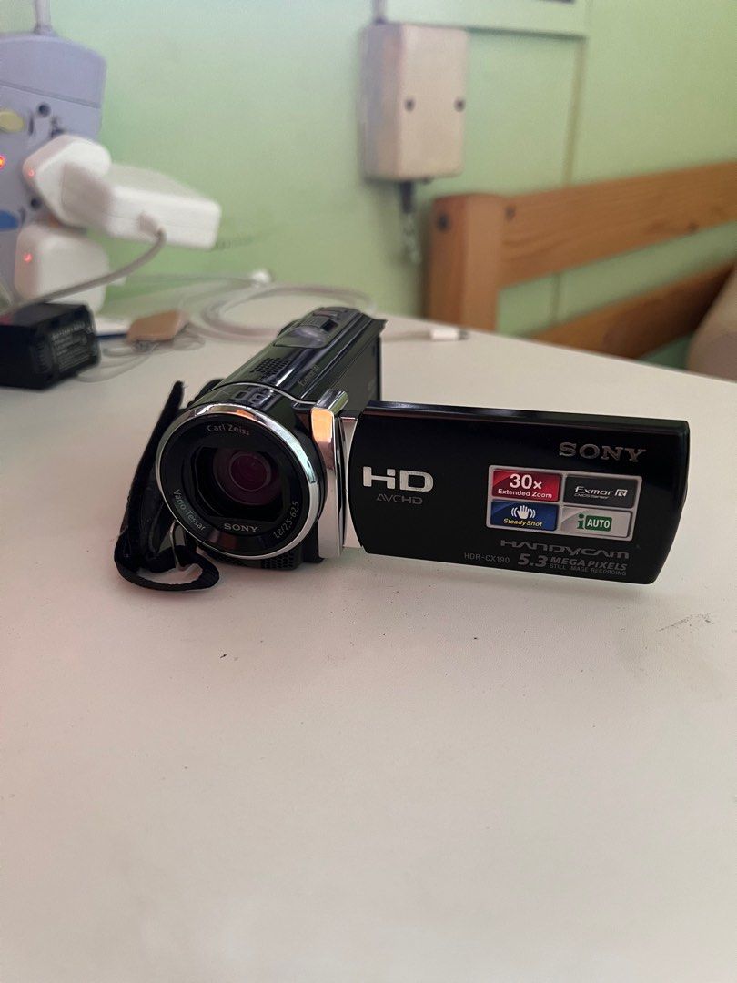 Vintage Sony HDR CX190 Handycam Camcorder, Photography, Video Cameras ...