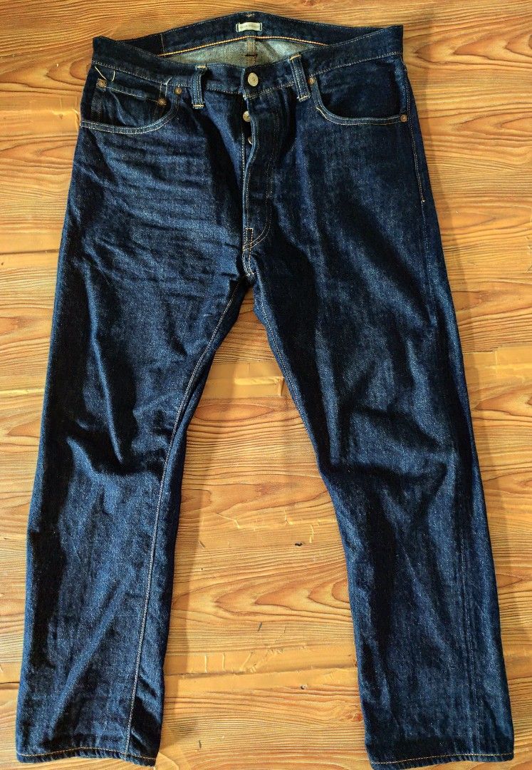 Warehouse & Co Duck Digger Selvedge Samurai jeans Momotaro Iron Heart Pure blue japan Mister ...
