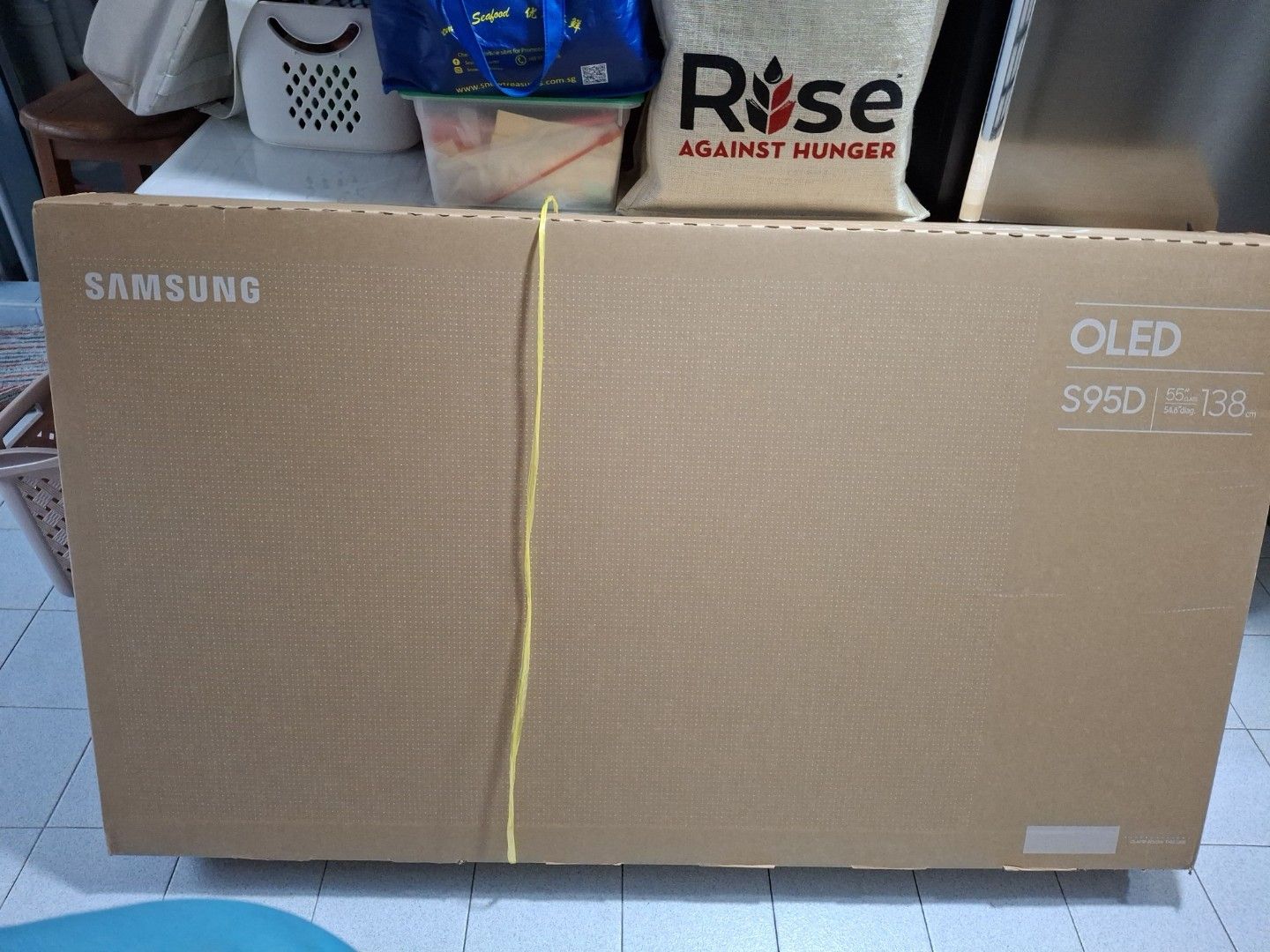 55" Empty TV Box With Styrofoam, Furniture & Home Living, Home ...