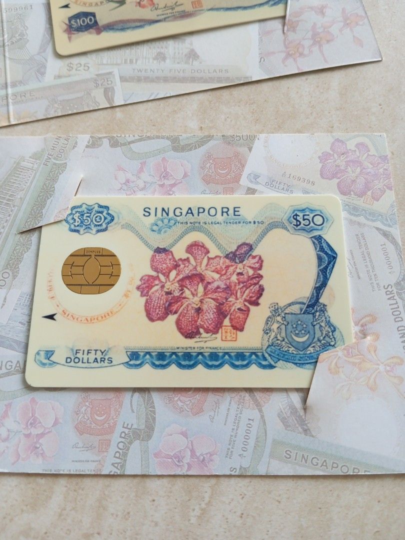 5 PCS ORCHID SERIES CURRENCY NOTES CASHCARDS, Hobbies & Toys ...
