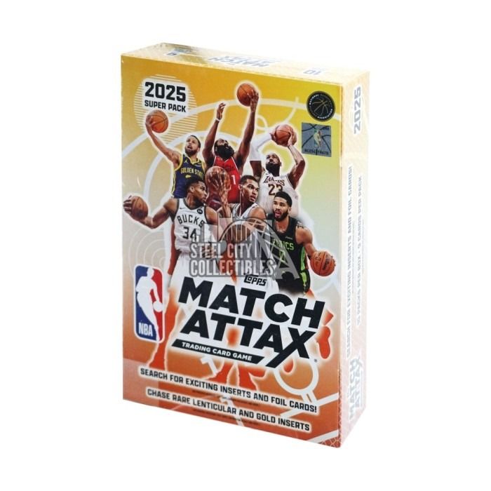 🔥🚨 2025-26 Topps Match Attax NBA Super Pack Edition SEALED BOX ...