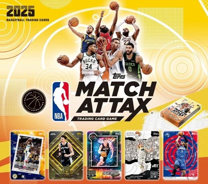 🔥🚨 2025-26 Topps Match Attax NBA Super Pack Edition SEALED BOX ...