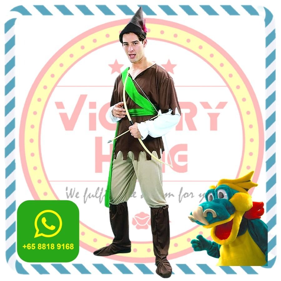 🧚 Peter Pan 02 Costume – Lost Boy Adventurer, Hobbies & Toys, Occasions ...