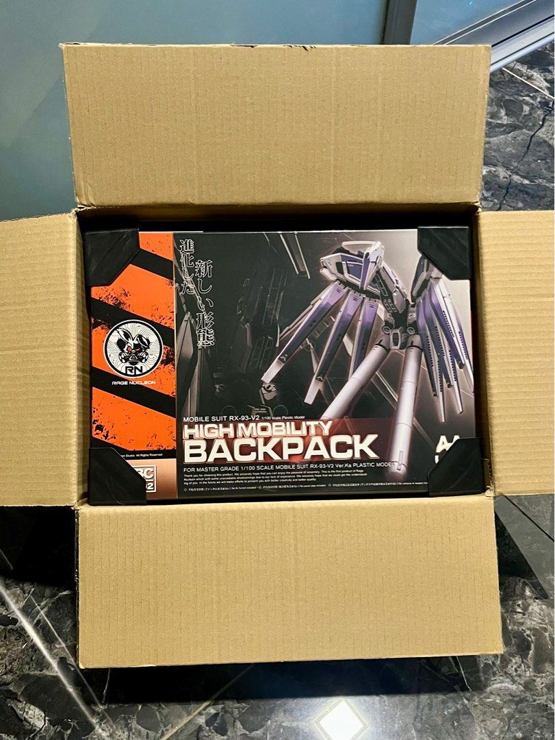 [ RAGE NUCLEON; SEALED BOX ] 1/100 RX-93-v2 Hi-v Gundam / Hi-Nu Gundam Ver. Ka. High Mobility ...