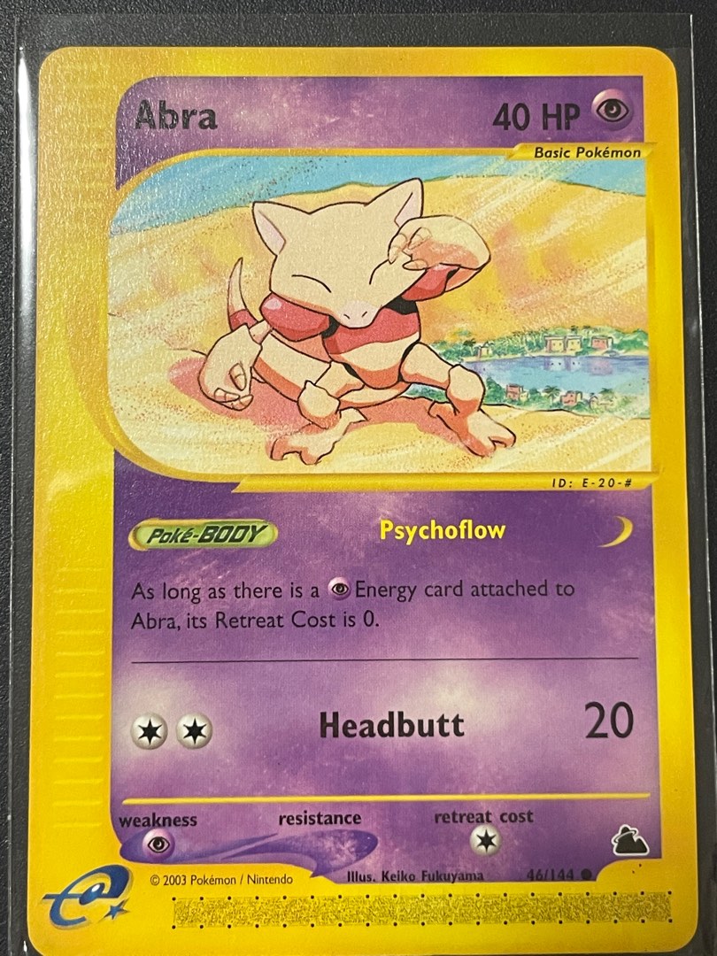 Abra Pokemon Card - 46/144, Hobbies & Toys, Toys & Games on Carousell