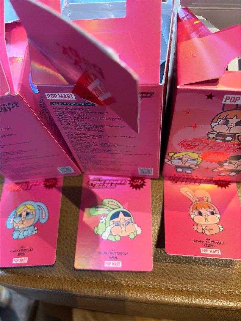 WTS BNIF POP MART Crybaby Powerpuff Girls Bunny Series Blind Box ...