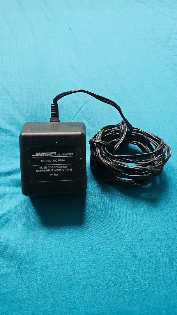 Bose AC Adapter Model PS74, Computers & Tech, Parts & Accessories ...