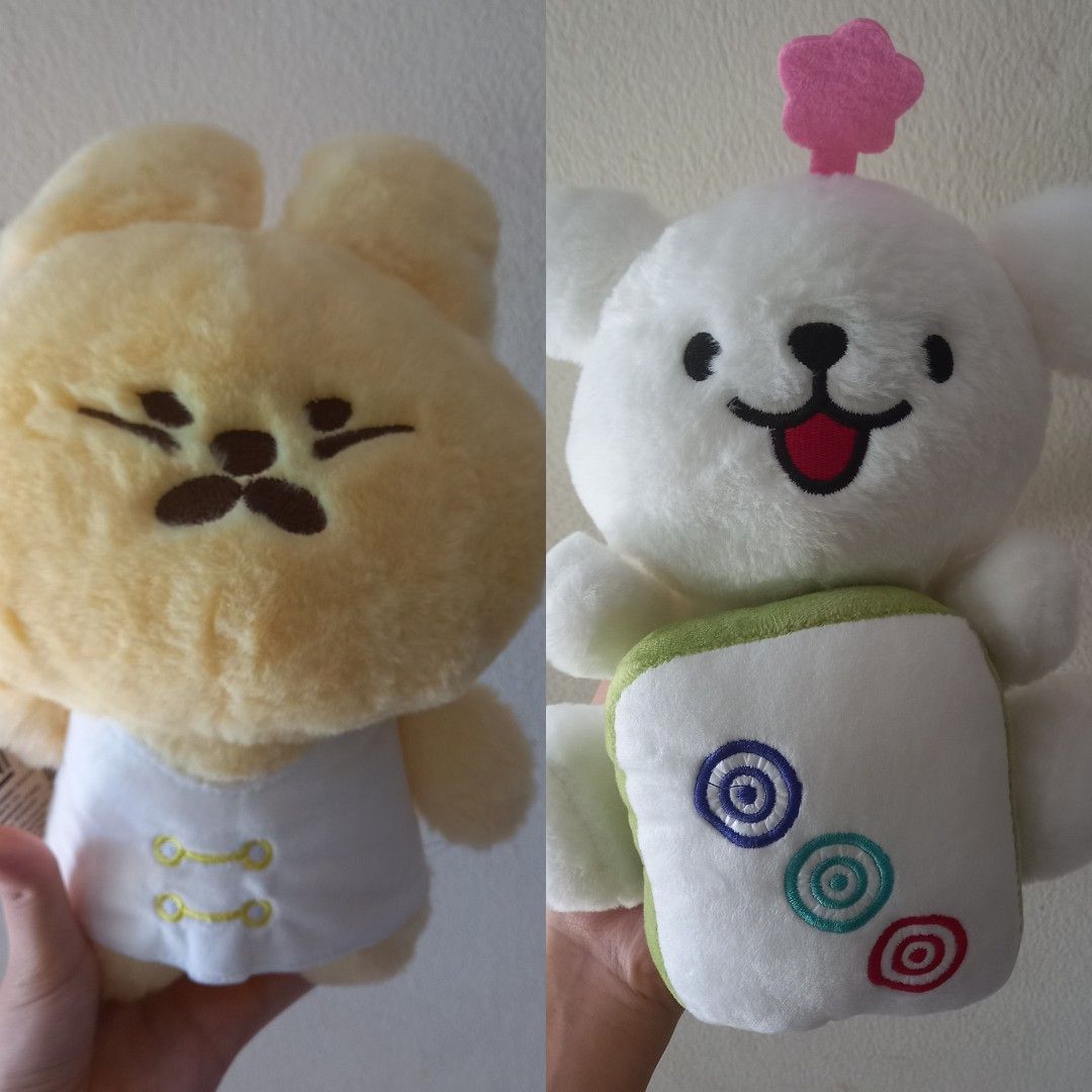 BUNDLE BONEKA Kelinci Kuning Anjing Putih Maltese Cute Yellow Bunny and ...
