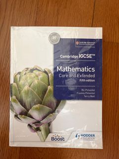 Cambridge IGCSE Mathematics Core and Extended Fifth Edition, Hobbies & Toys, Books & Magazines ...