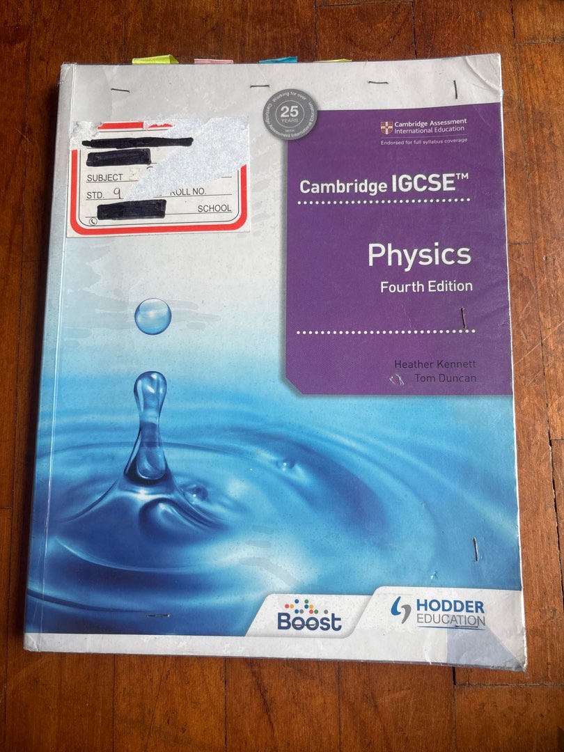 Cambridge IGCSE Physics Textbook - Fourth Edition, Hobbies & Toys, Books & Magazines, Textbooks ...