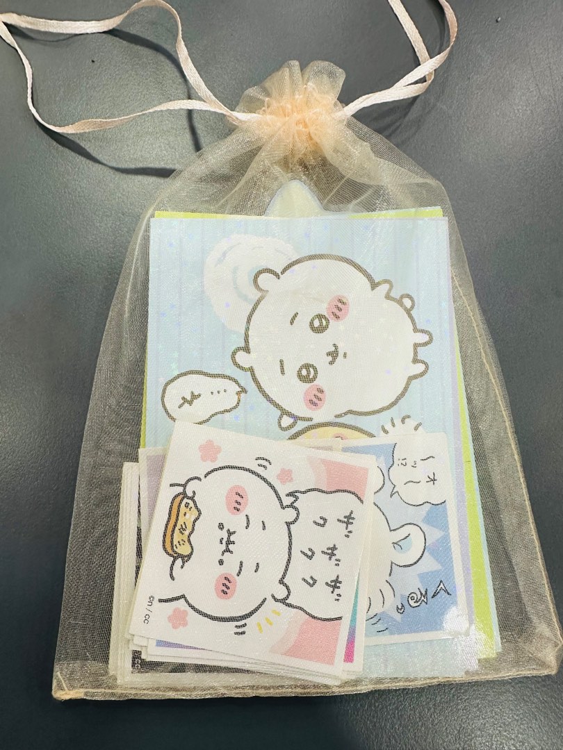 Chiikawa Stickers and Postcards Set, Hobbies & Toys, Stationery & Craft ...