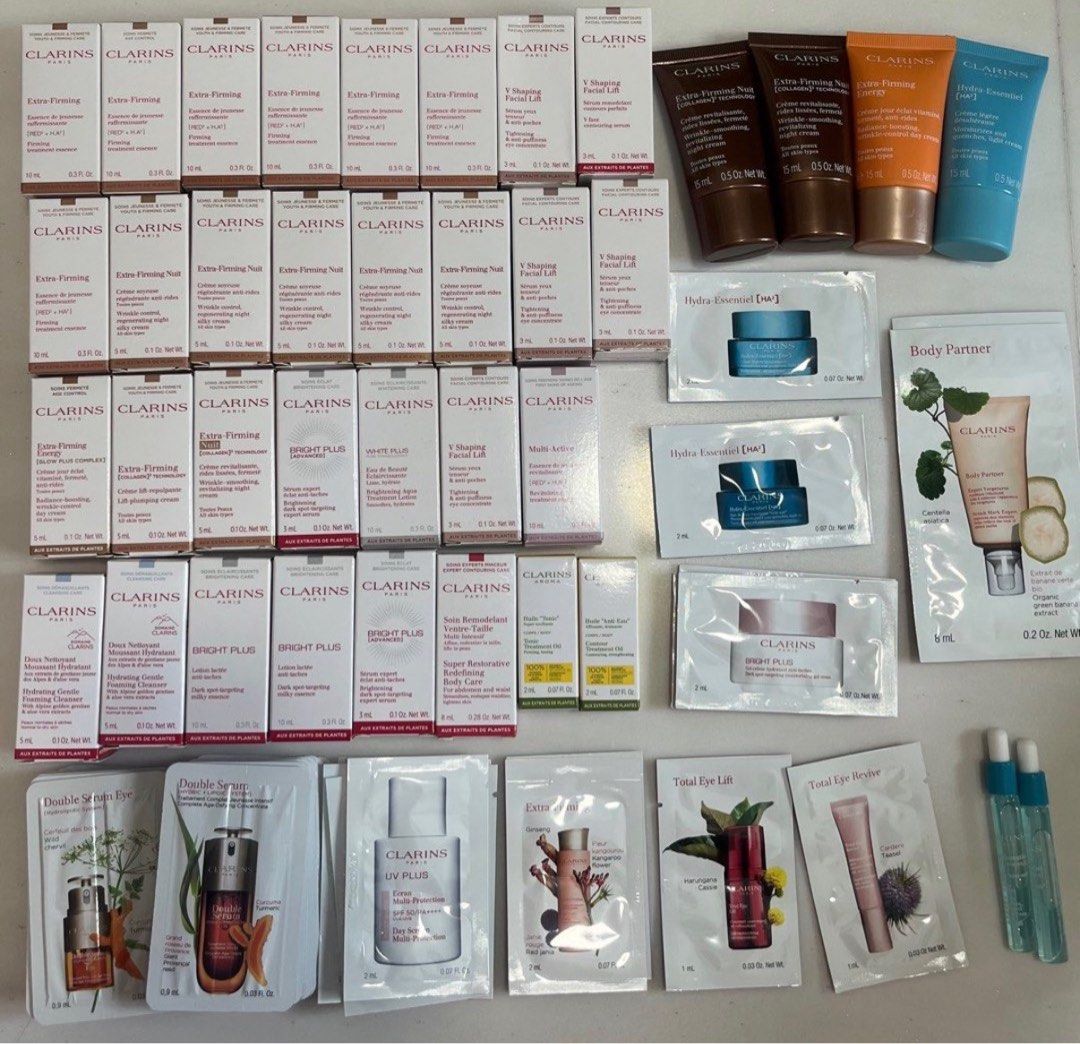 Clarins Sample sachet multi active extra firming energy white bright ...