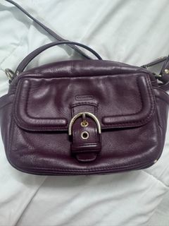 COACH Teri 2way Shoulder Bag Crossbody Straw/Leather Latte CR350, Women ...