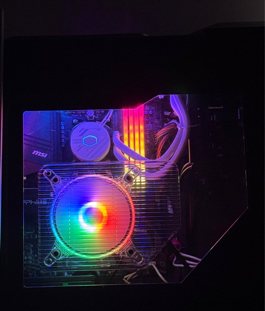 Desktop PC (negotiable) with Cooler Master Liquid Cooler with RGB ...