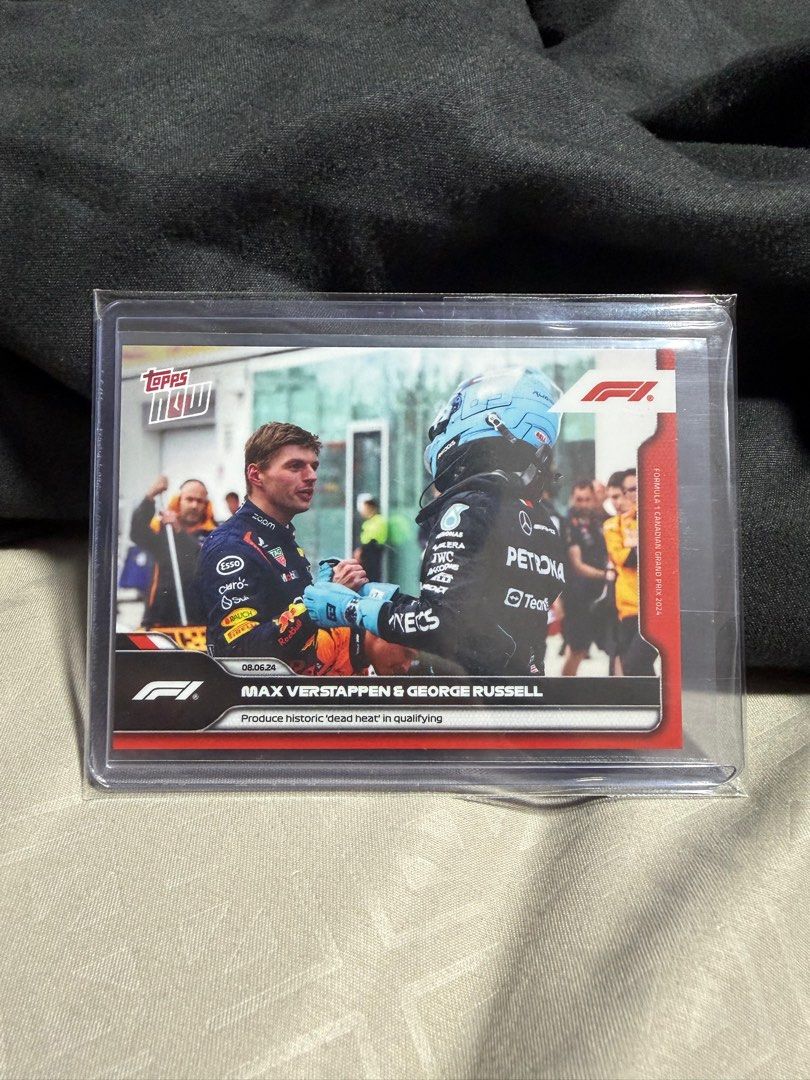 [1 reserved, 1 left] F1 Topps Now: Dead Heat (Max Verstappen & George ...