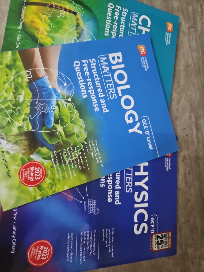 GCE O Level Biology, Chemistry, Physics Matters, Hobbies & Toys, Books ...