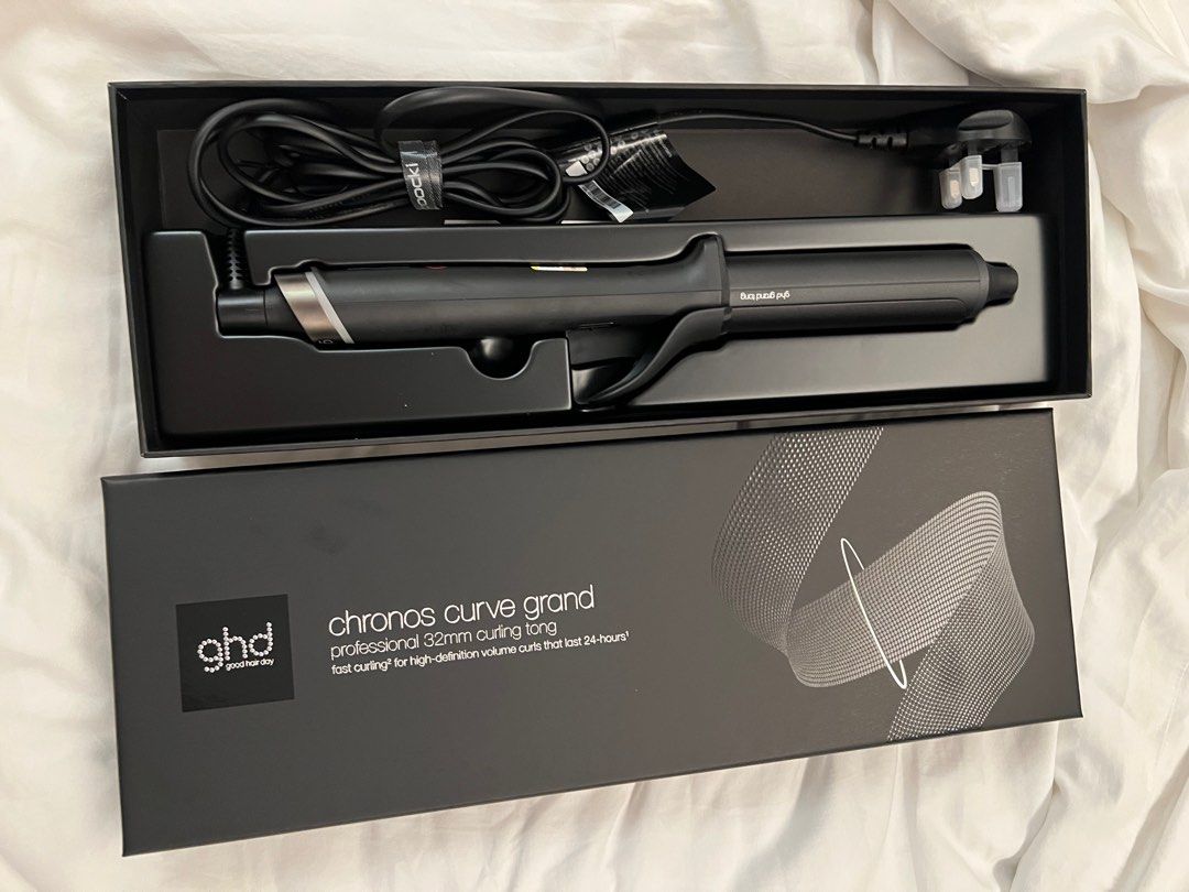 GHD Chronos Curve Grand Tong 32mm, Beauty & Personal Care, Hair on ...
