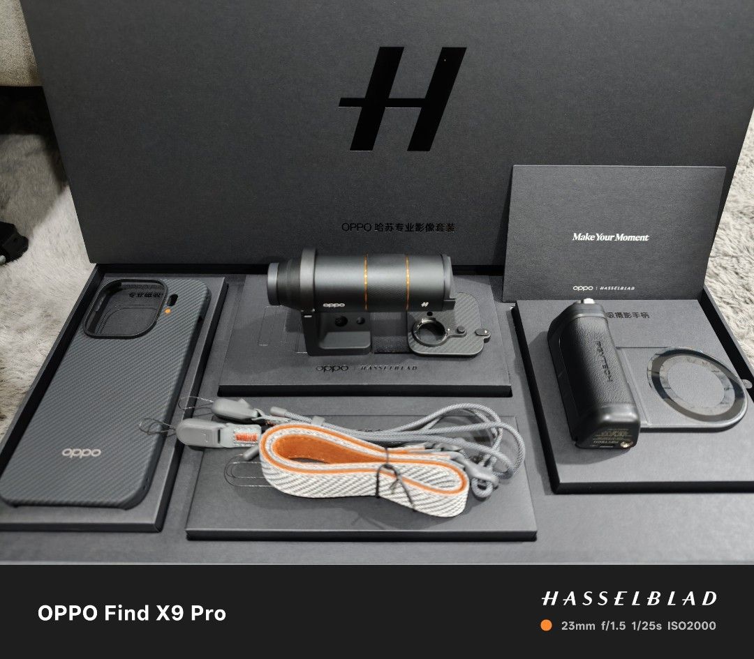 Hassleblad x Oppo find X9 Pro telescope converter with PGYTECH Magcam2 ...