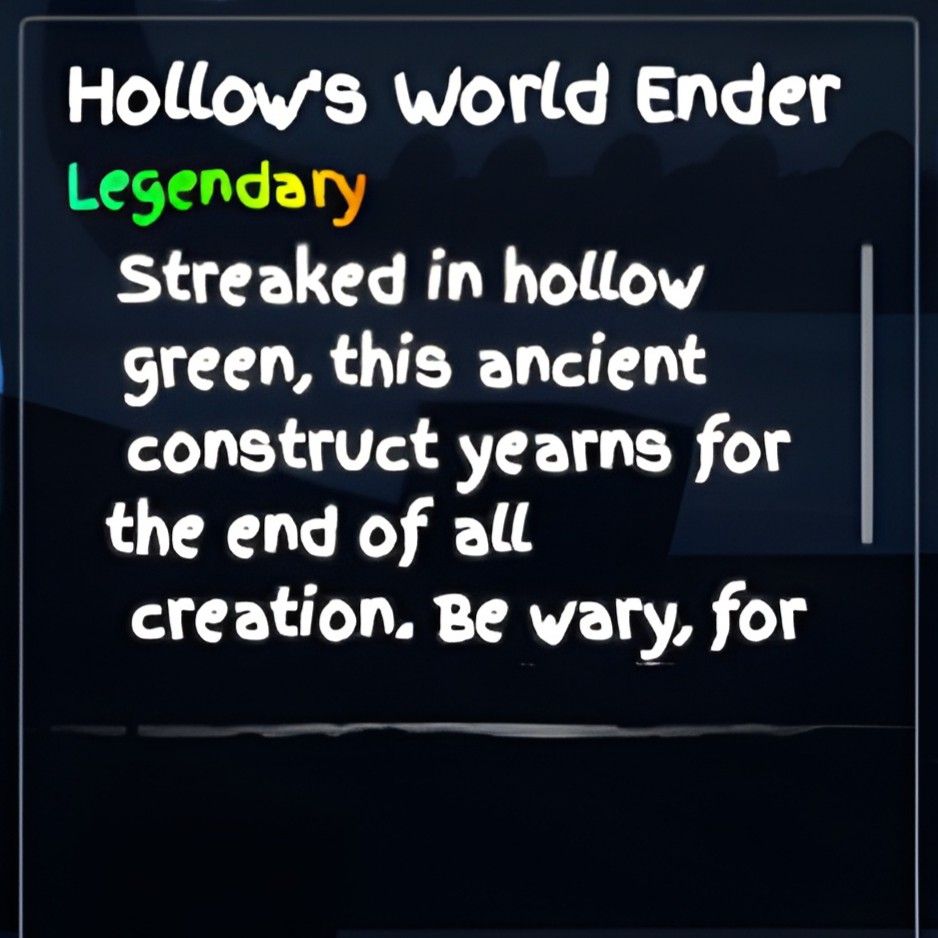 Hollow's World Ender Grand Piece Online GPO Roblox (Read Desc.), Video ...