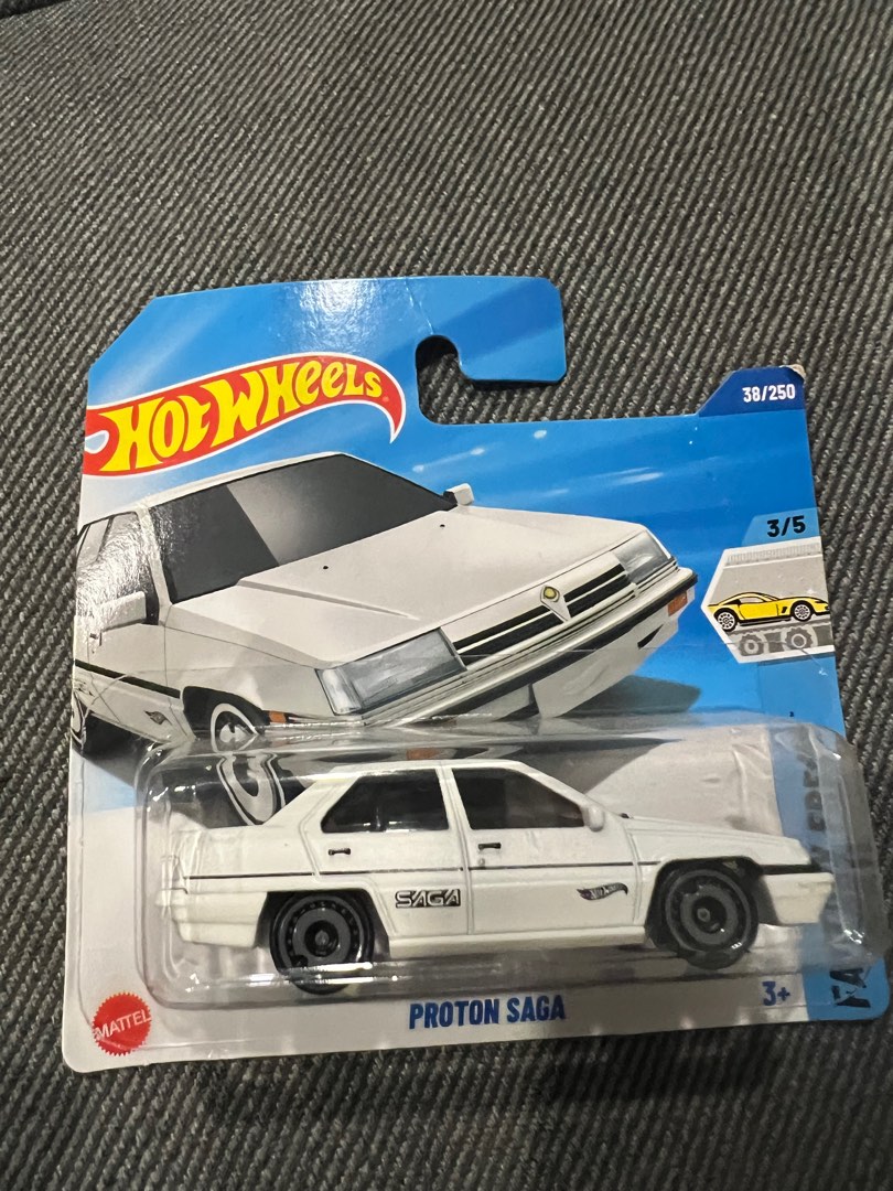 Hot Wheels Proton Saga Putih, Hobbies & Toys, Toys & Games on Carousell