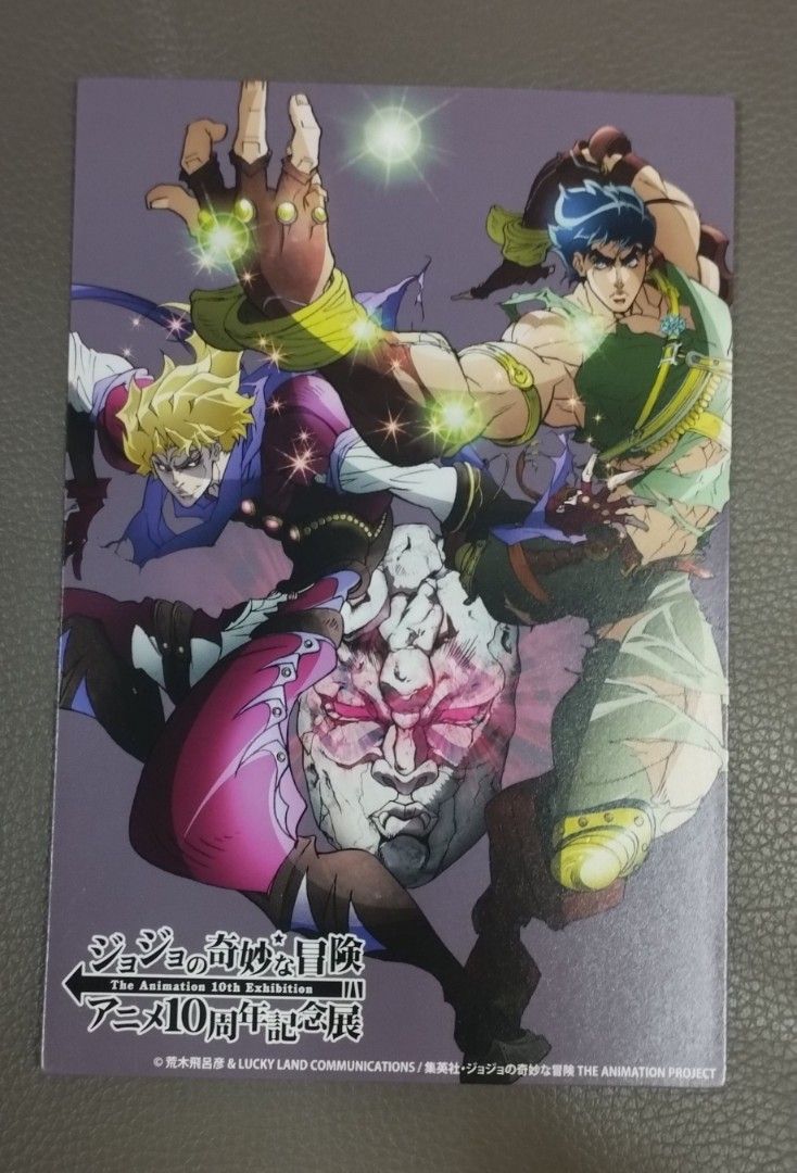 JoJo's Bizarre Adventure The Animation 10th Exhibition mini artboard ...