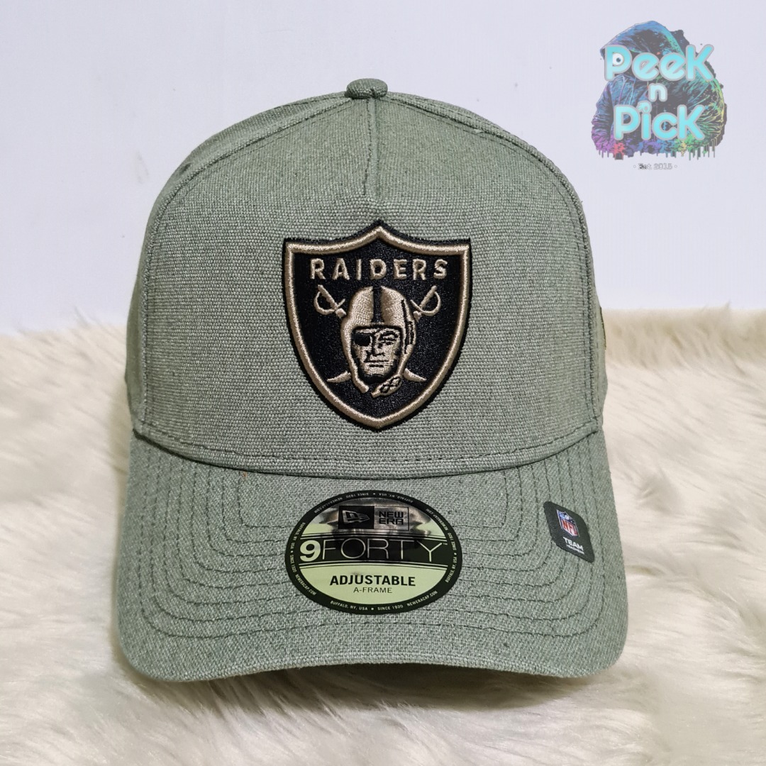 Las Vegas Raiders New Era 9Forty A-Frame Cap, Men's Fashion, Watches ...