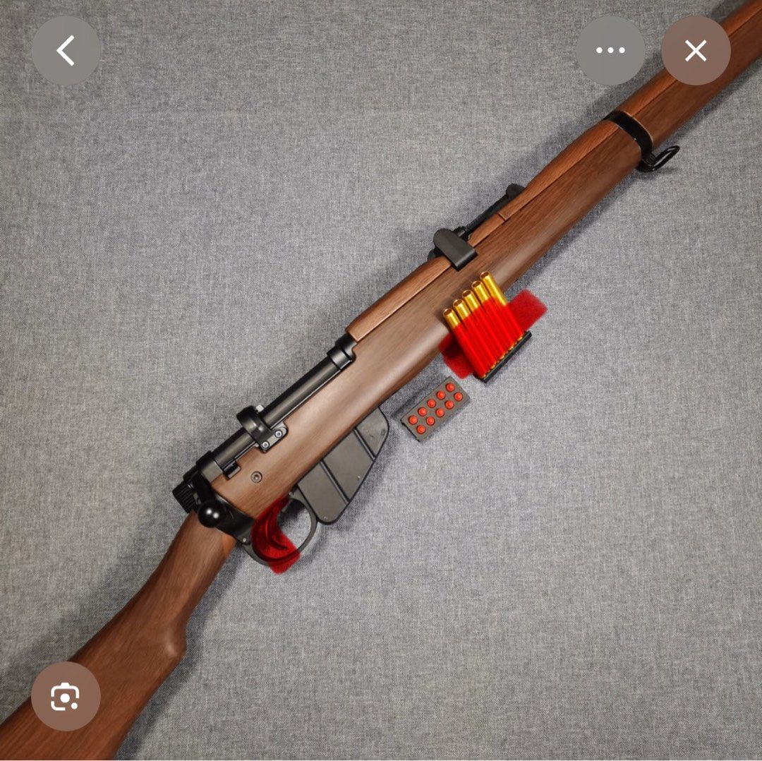lee enfield brown toy shell ejecting kids bolt action gun blaster ...
