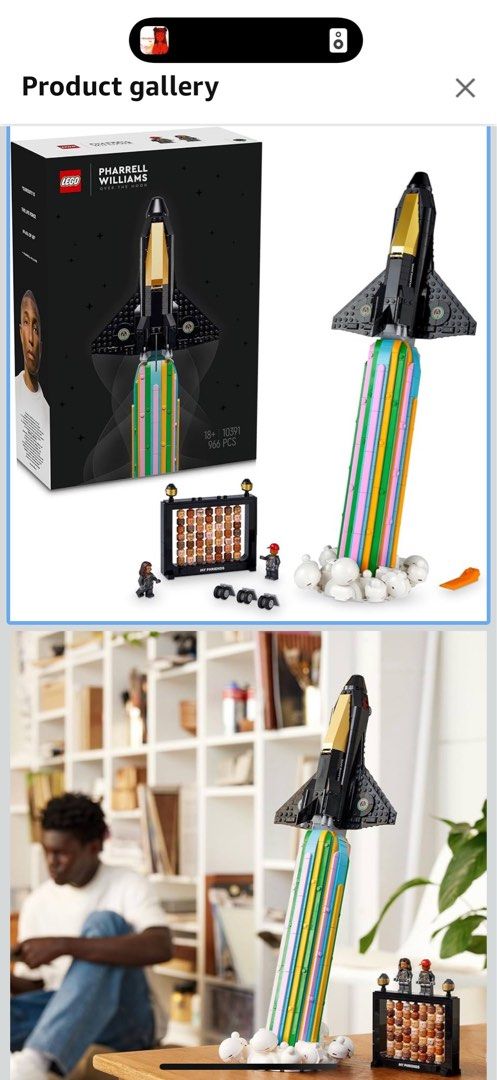 LEGO Icons 10391 Over the Moon with Pharrell Williams, Hobbies & Toys ...