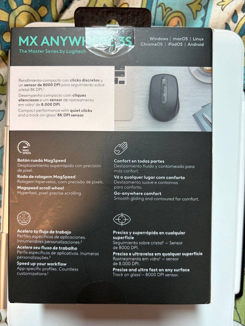 Logitech MX Anywhere 3S Wireless Mouse - Graphite, Computers & Tech, Parts & Accessories, Mouse ...