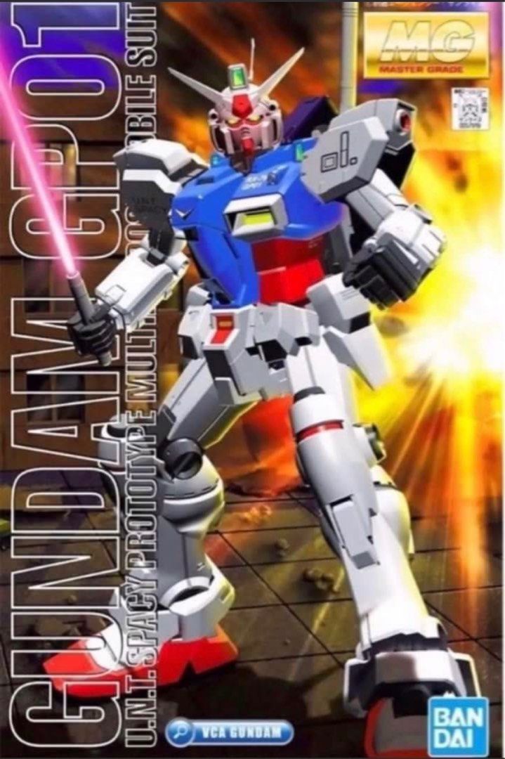 MG 1/100 Gundam GP01 Model Kit, Hobbies & Toys, Toys & Games on Carousell