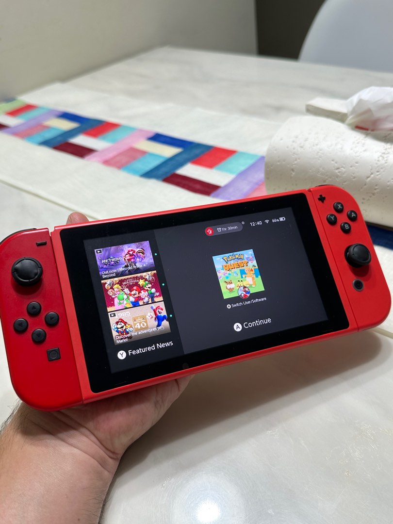 Nintendo Switch 1 (XKJ serial number), Video Gaming, Video Game ...