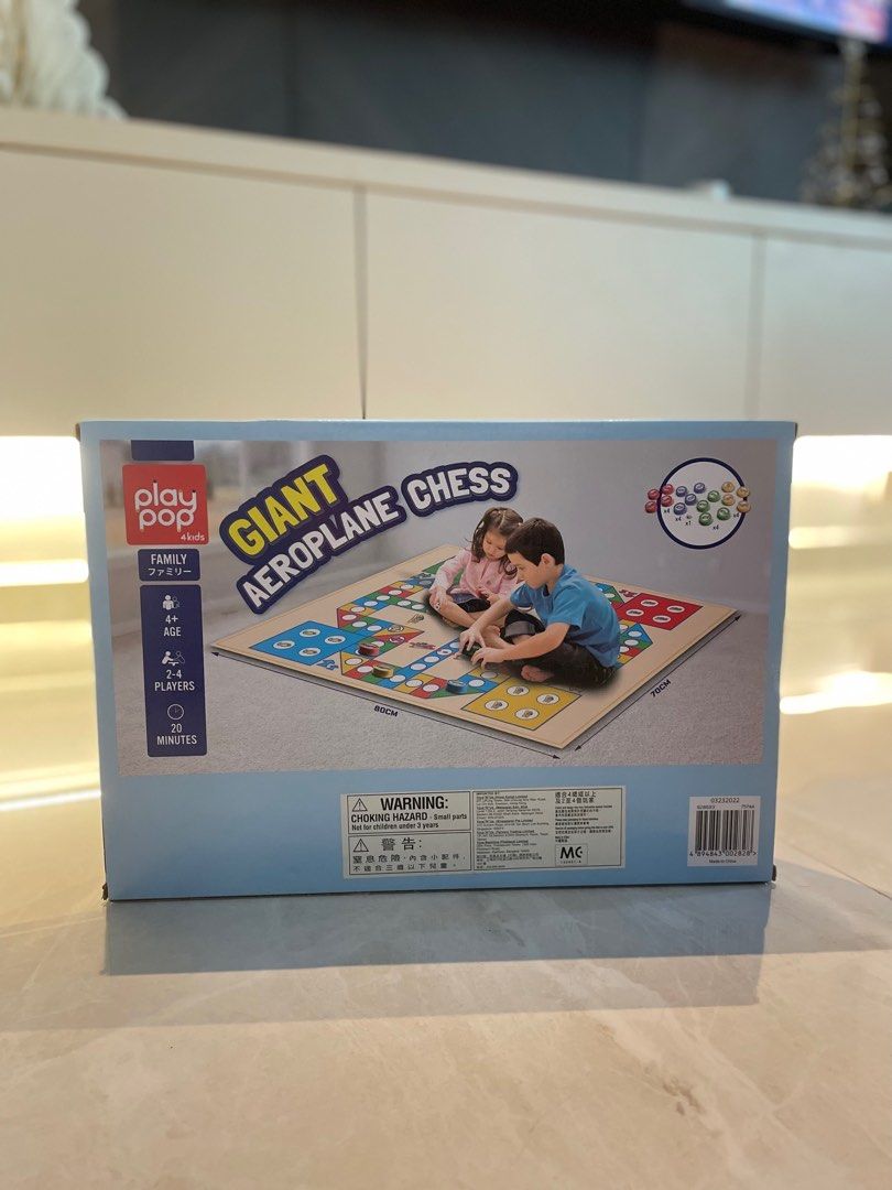 Play Pop Giant Aeroplane Chess Board Game, Hobbies & Toys, Toys & Games ...
