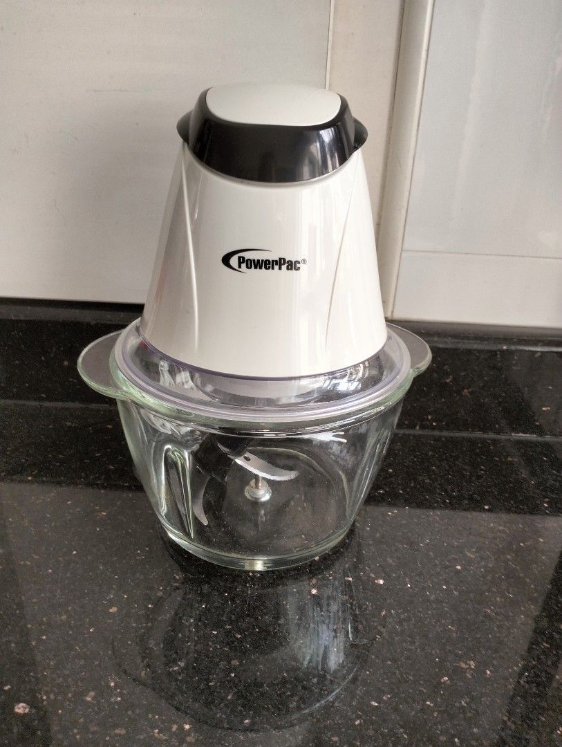 Powerpac chopper..1L..glass jar, TV & Home Appliances, Kitchen ...