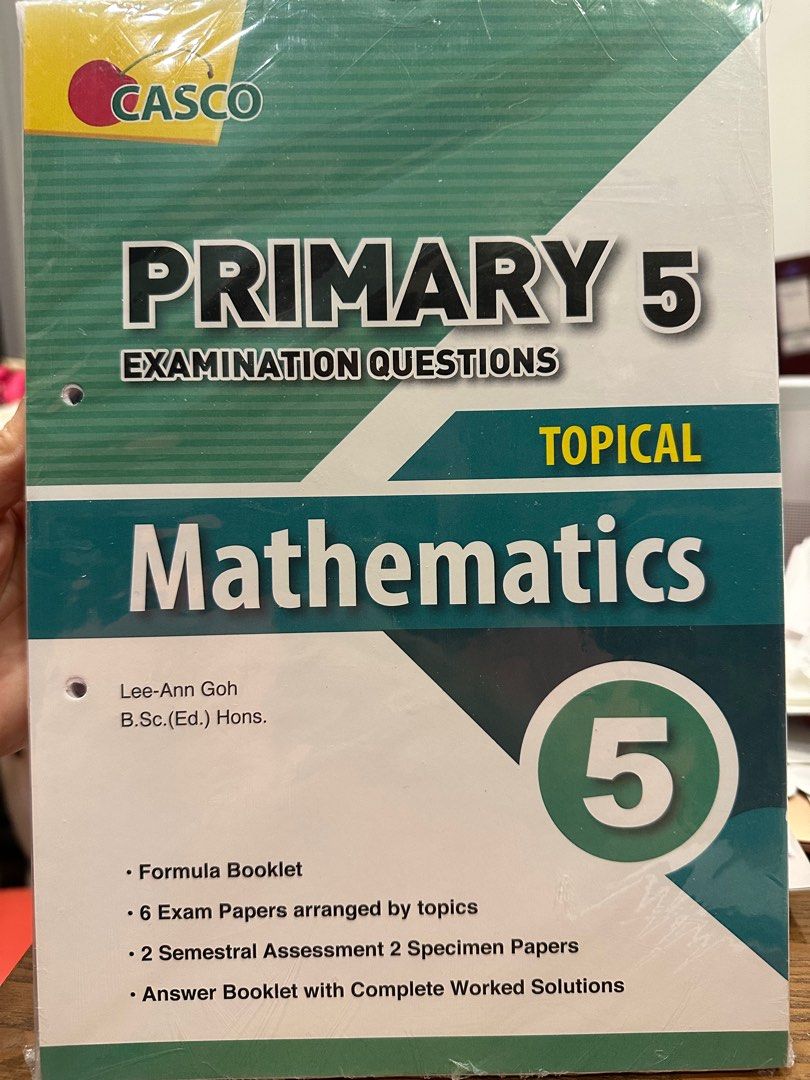Primary 5 Topical Mathematics Examination Questions, Hobbies & Toys ...