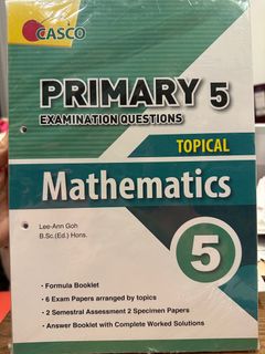 Primary 6 Mathematics 2021-2023 Topical PSLE Examination Questions ...
