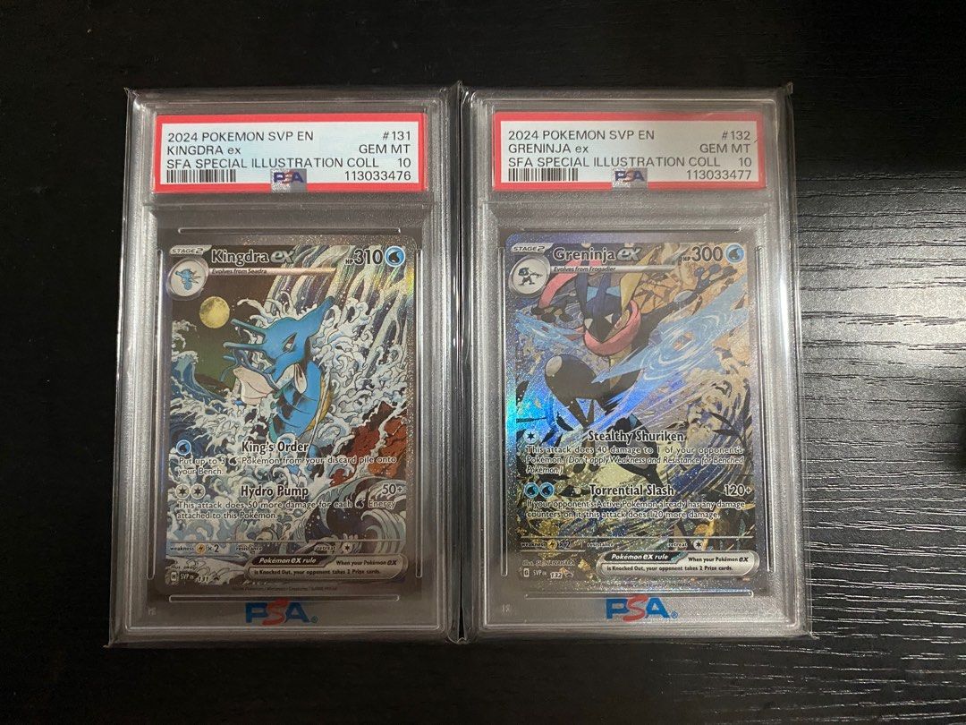 PSA 10 PSA10 Sequential Kingdra Greninja SIR Pokemon Ex Shrouded Fable ...