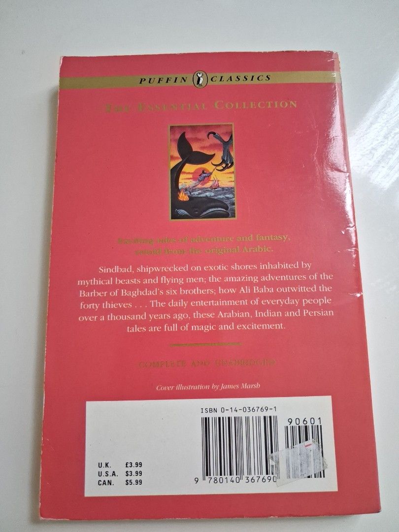 Puffin Classics Sindbad the Sailor and Other Arabian Nights, Hobbies ...