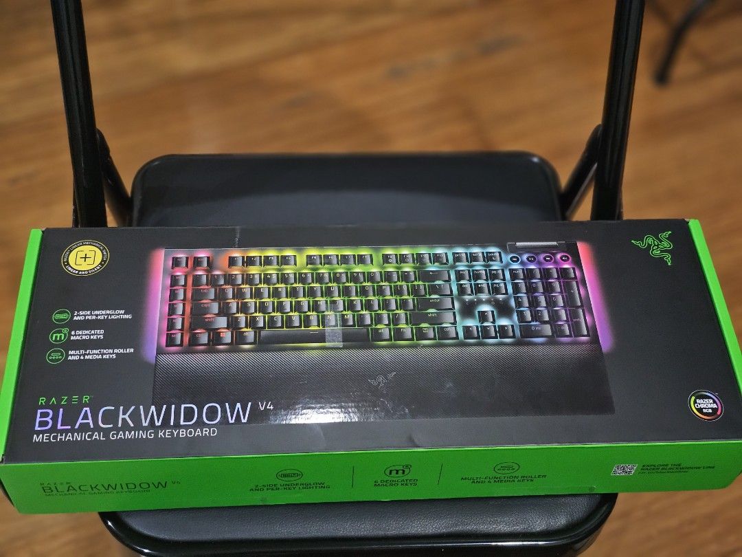 Razer BlackWidow V4 Mechanical Gaming Keyboard, Computers & Tech, Parts ...