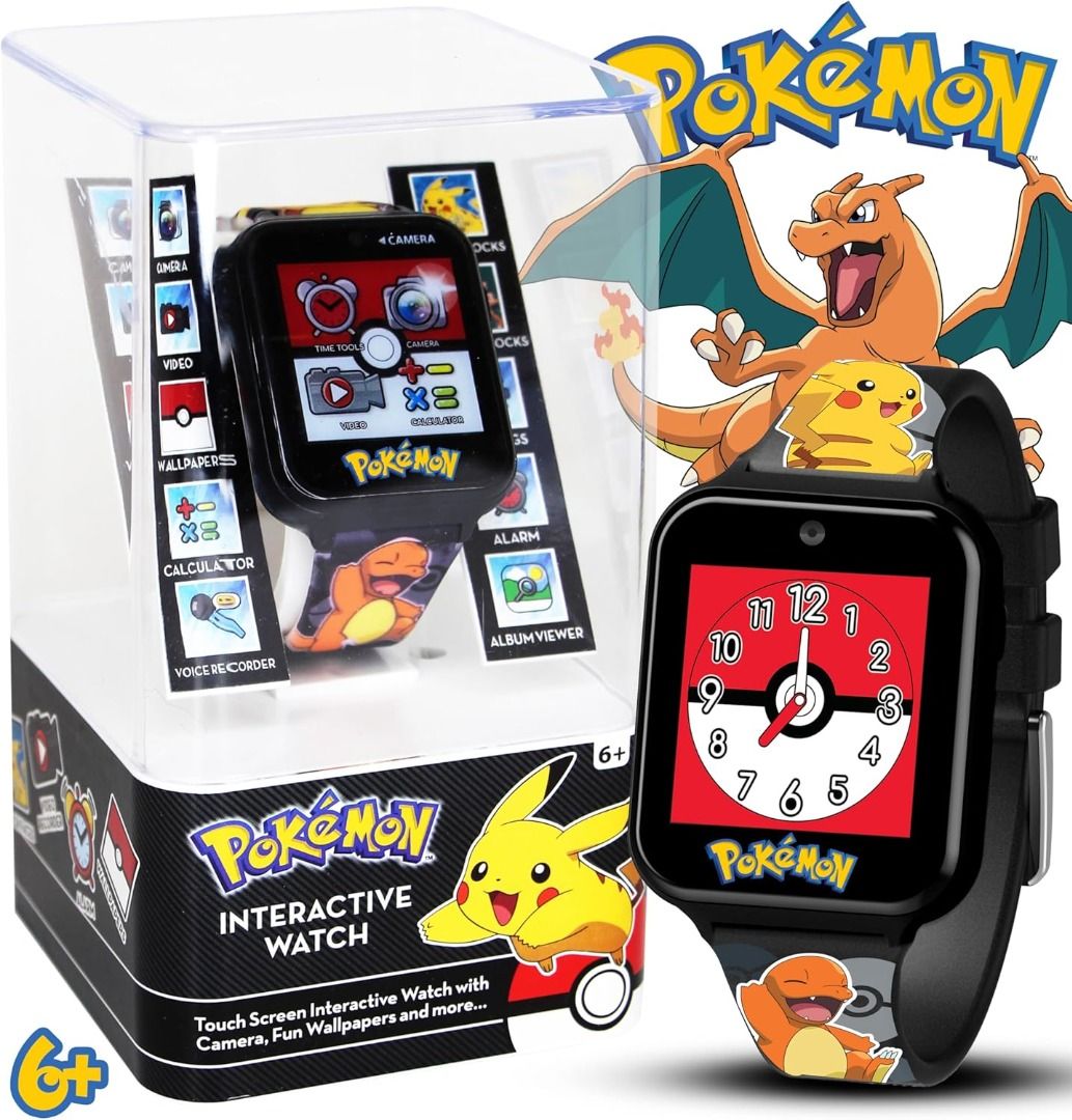 [ready] Pokémon Touchscreen Interactive Smart Watch, Hobbies & Toys ...