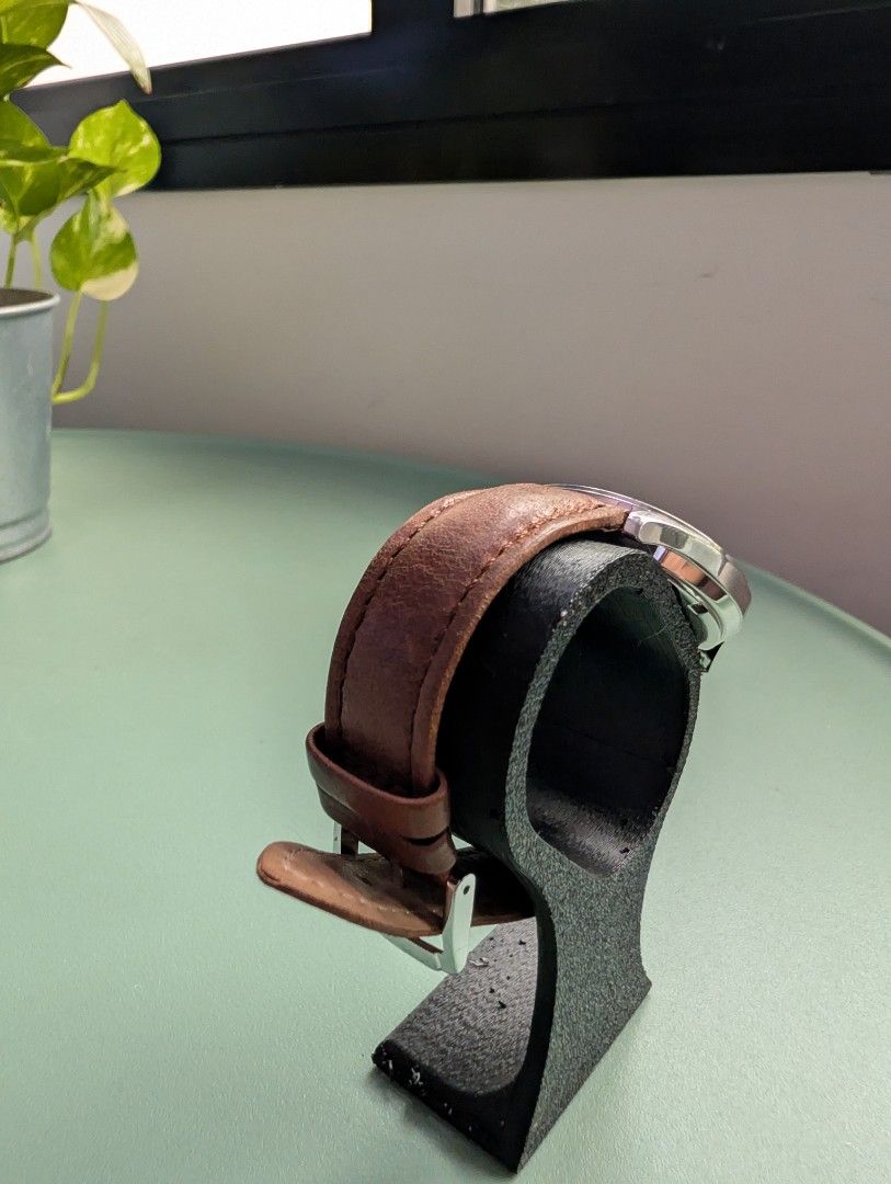 Ricoh Atranta Quartz Watch with Brown Leather Strap , Men's Fashion ...