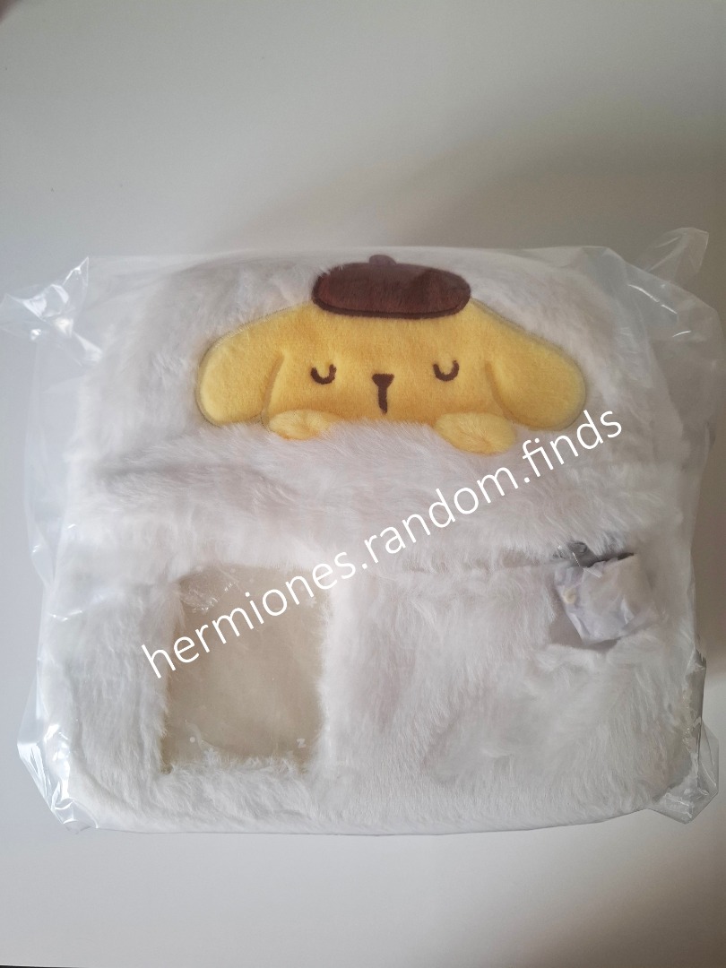 Sanrio Pompompurin Plush Camera Carrying Bag with Box, Hobbies & Toys ...