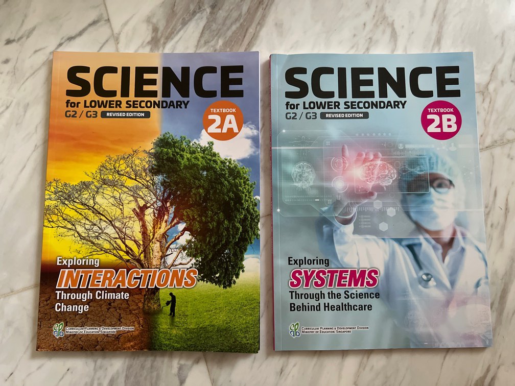 Science for lower Secondary 2A 2B Sec 2 textbooks and workbooks ...