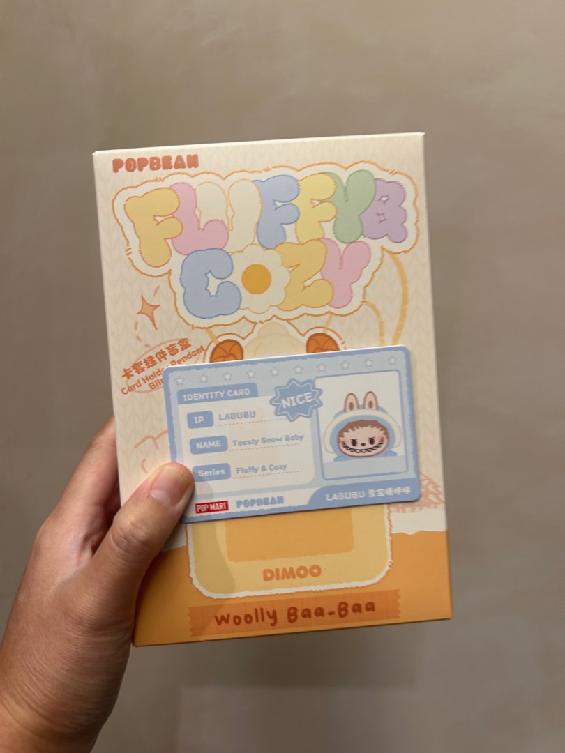 [cardholder ] Sealed foil instock authentic popmart pop bean popbean ...