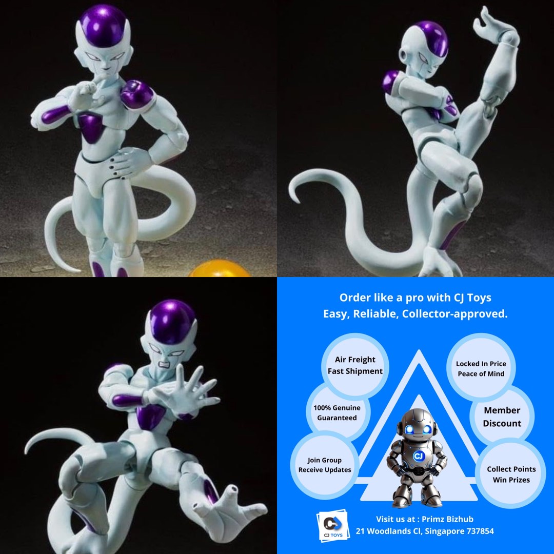 s.h.figuarts SHF FRIEZA FOURTH FORM REISSUE, Hobbies & Toys, Toys ...