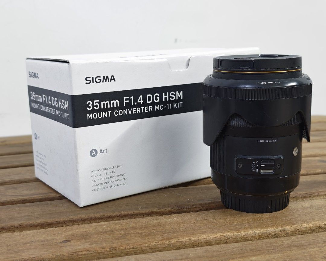 Sigma 35mm F1.4 DG HSM Lens, Photography, Lens & Kits on Carousell