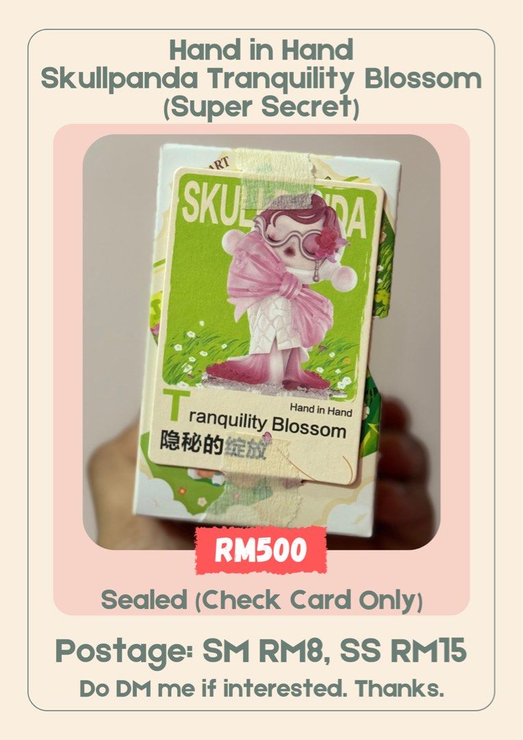 Skullpanda Tranquility Blossom (Super Secret), Hobbies & Toys, Toys ...