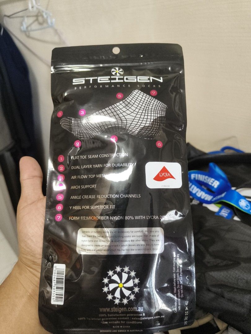 Steigen Performance Socks - SCSM2025. Standard chartered marathon 2025 ...