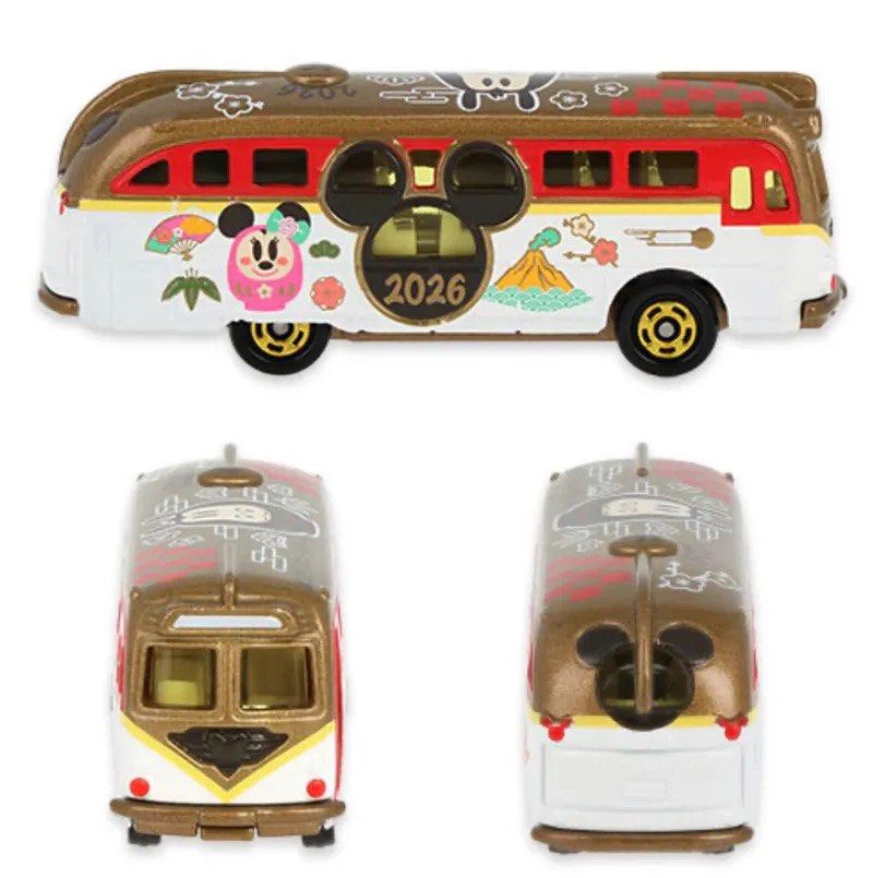 Tokyo Disney Resort Cruiser Bus New Year 2026 Tomica, Hobbies & Toys, Toys & Games on Carousell