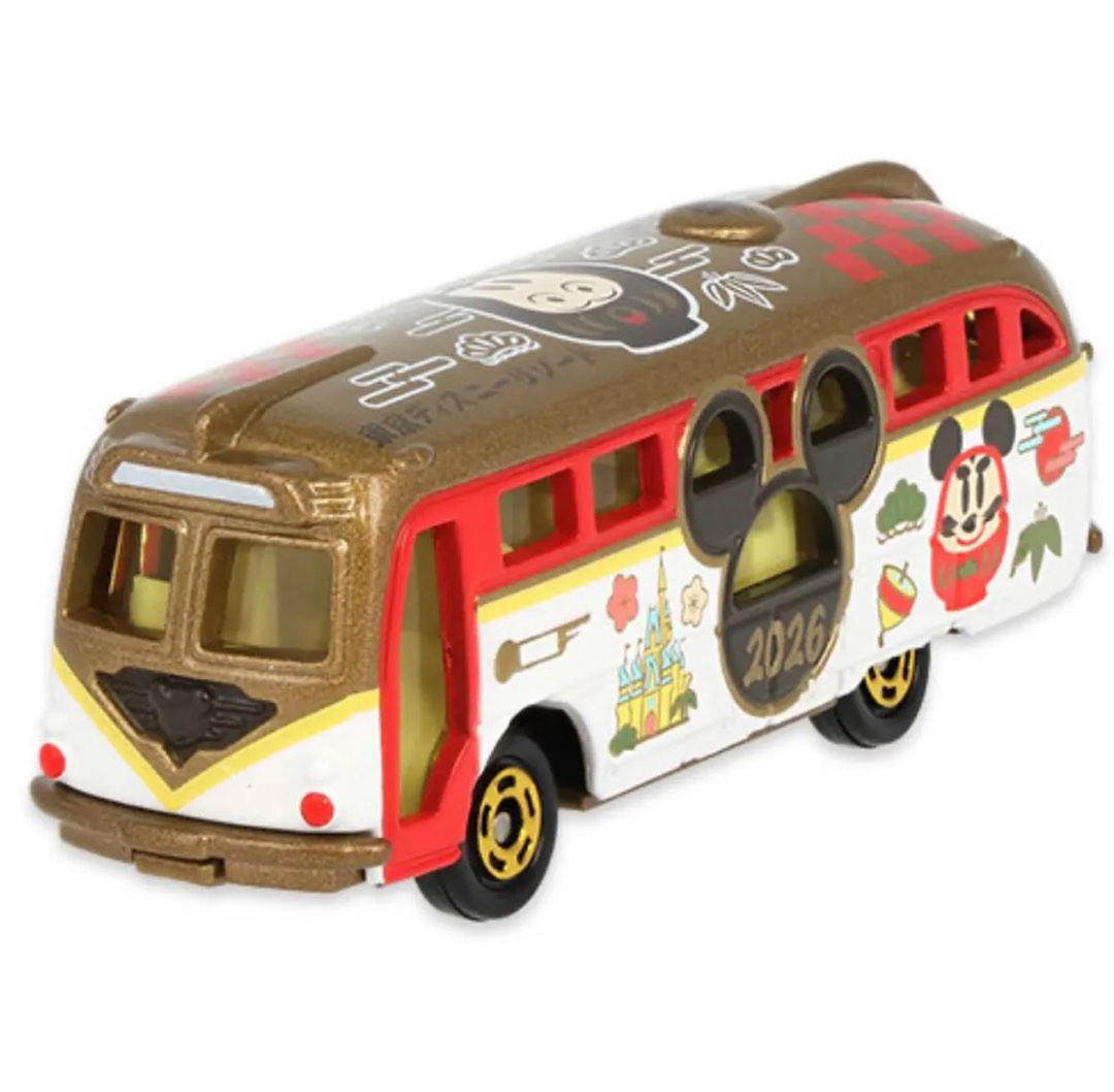 Tokyo Disney Resort Cruiser Bus New Year 2026 Tomica, Hobbies & Toys, Toys & Games on Carousell